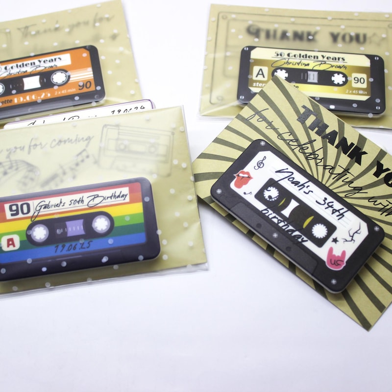 50th Favors Cassette - Etsy