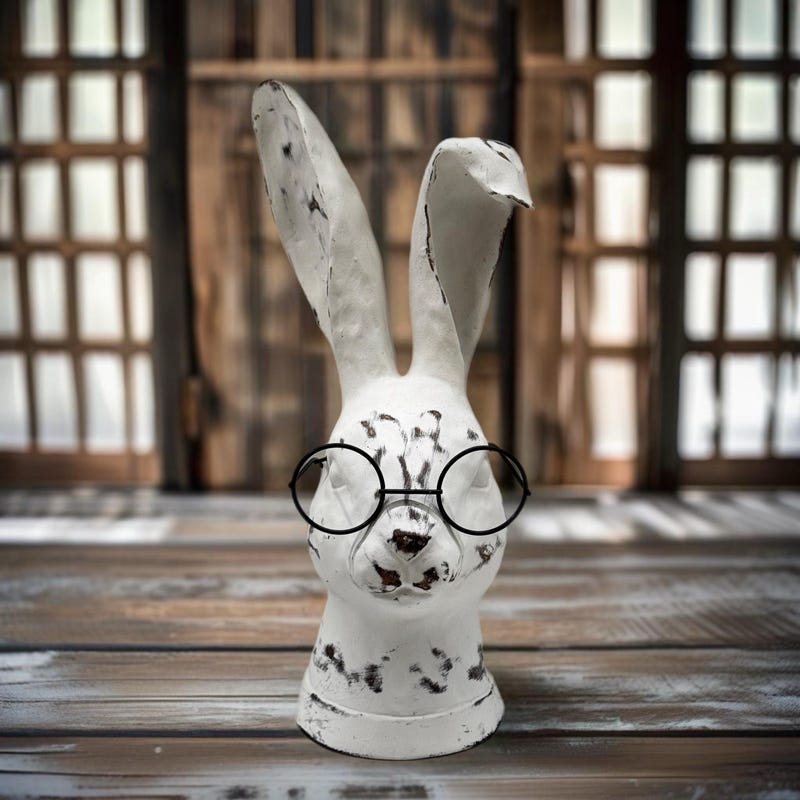 Rabbit Bust - Etsy