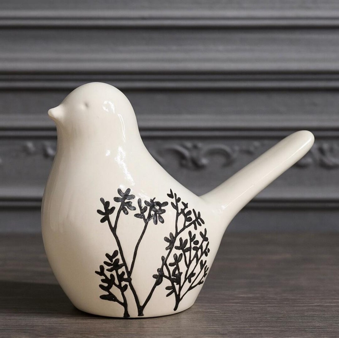Vintage Ceramic Bird Aroma Figurine, Handmade Portugal Scent Bird ...