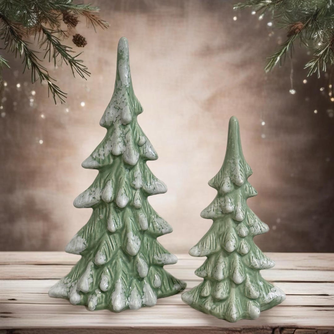 Vintage Handmade Christmas Tree, Tabletop Decorations, Abstract Light ...