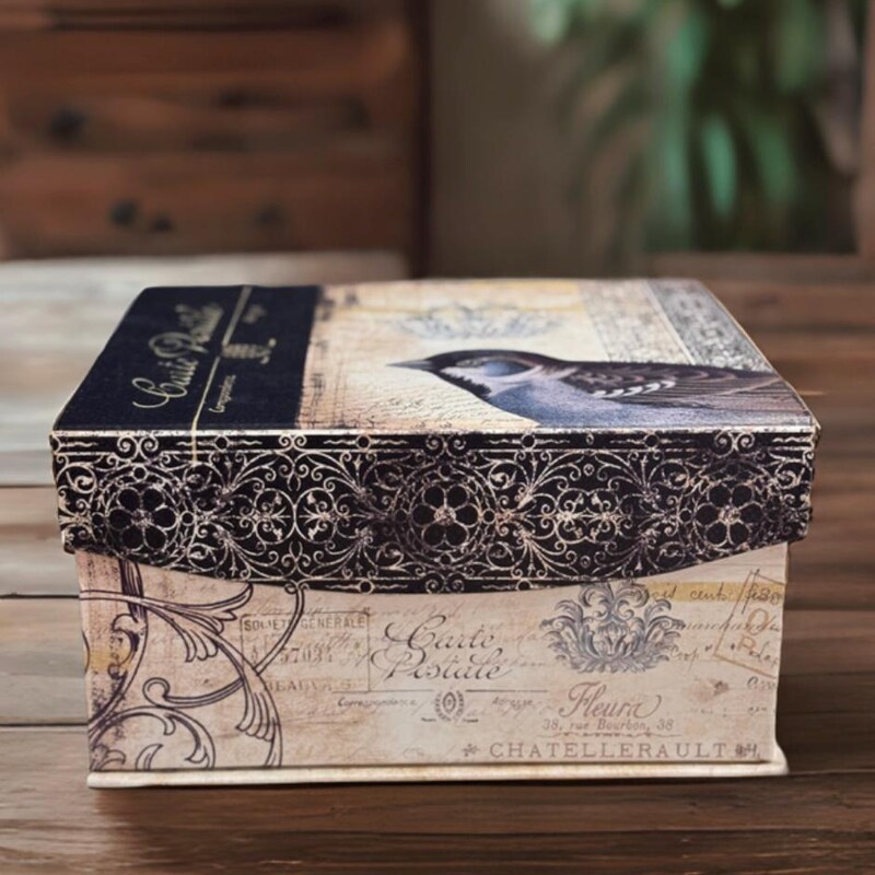 Decorative Paper Box - Etsy