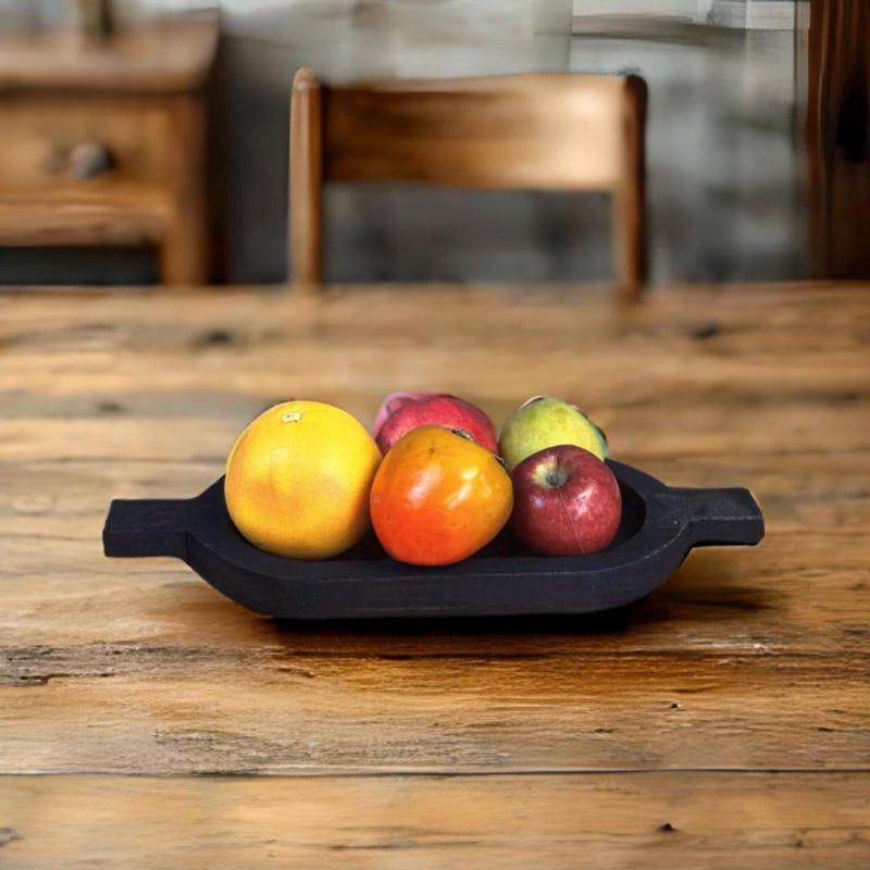 Wooden Fruits Plate - Etsy