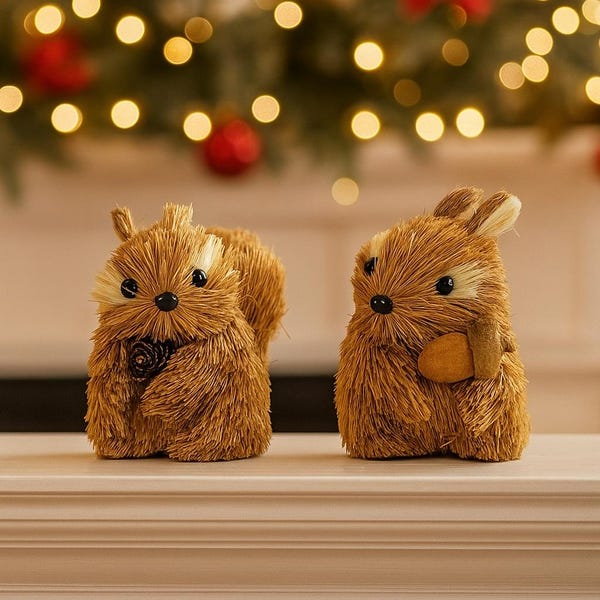 Squirrel Figurine - Etsy