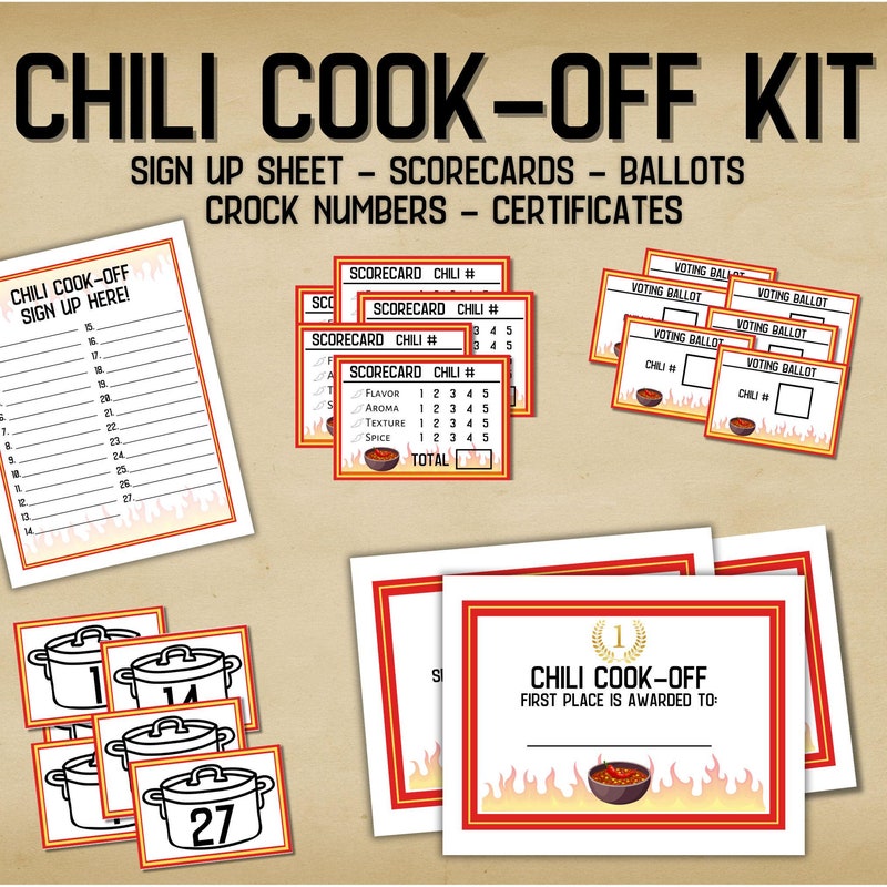 Chili Cook off Svg - Etsy