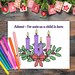 Printable Advent Wreath Coloring Page - Etsy