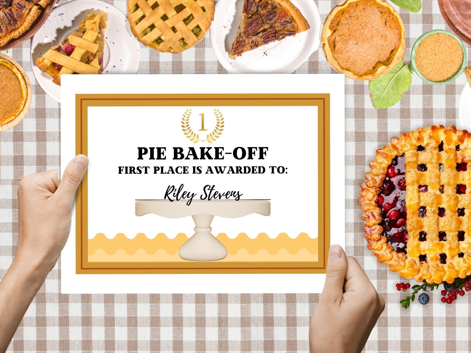 Pie Bake-off Contest Kit, Pie Baking Competition Scorecard Ballots - Etsy