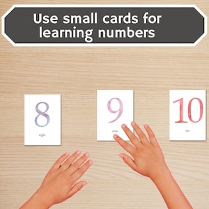 Number Flash Cards 1-100, Printable Flashcards for Kids - Etsy