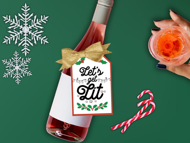 Funny Christmas Holiday Gift Tags, Dry Humor Gift Tags - Etsy