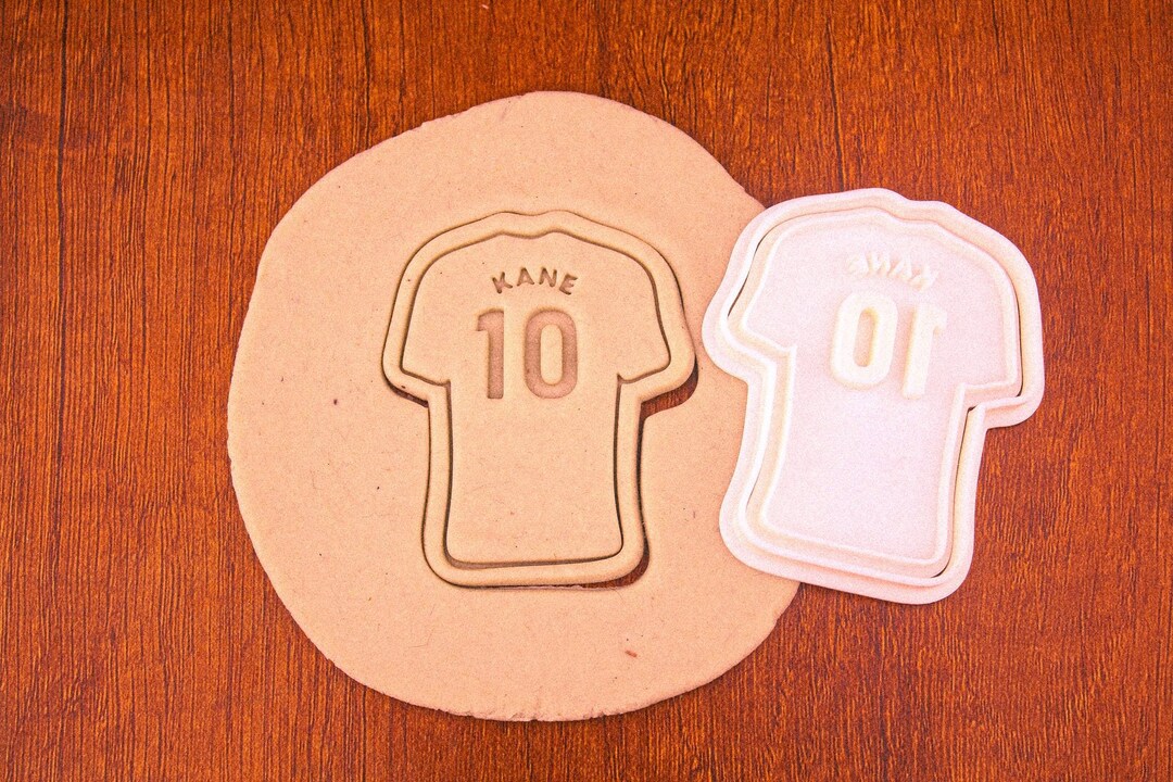 Kane Jersey Cookie Cutter Personalized Football Cookie, Harry Kane Fan ...