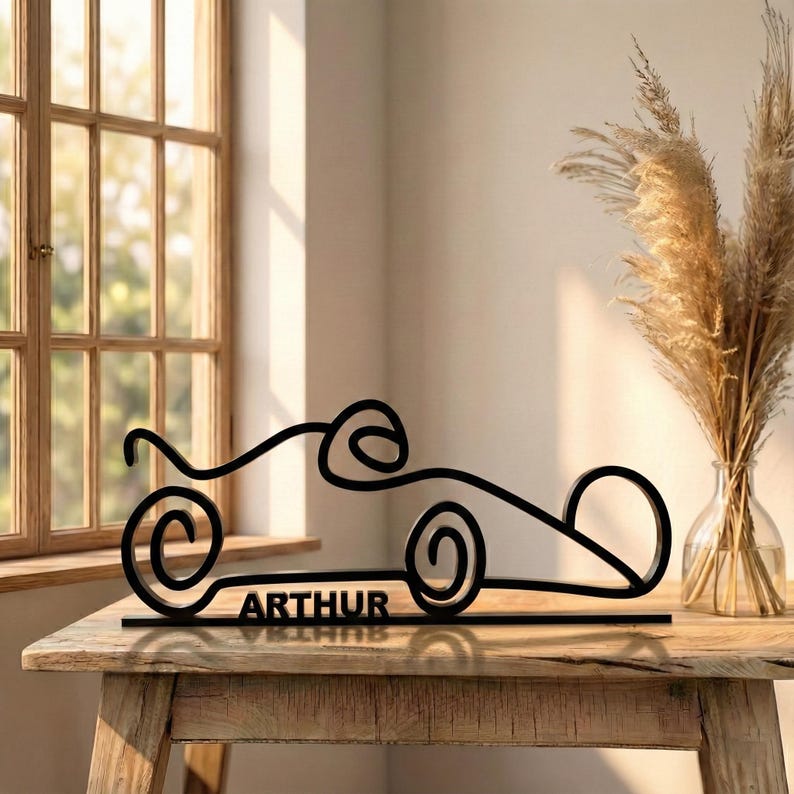 Custom 3D Printed F1 Sculpture | Formula 1 Driver Figurine for Office ...