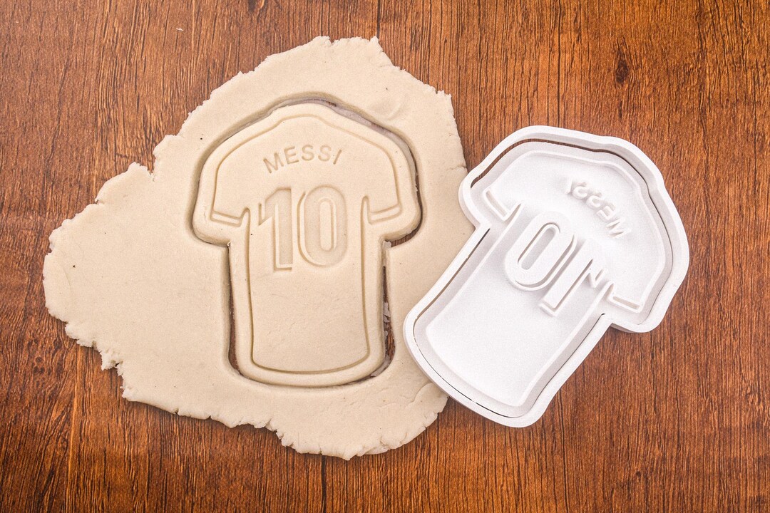 Messi Jersey Cookie Cutter Football Cookie Cutter, Football Fan Gift ...