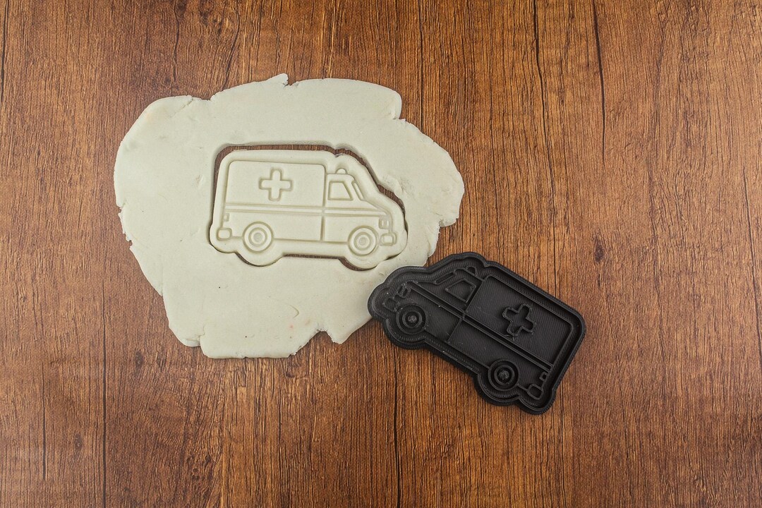 Ambulance Cookie Cutter - Emergency Theme Cookie Cutter, Creative ...