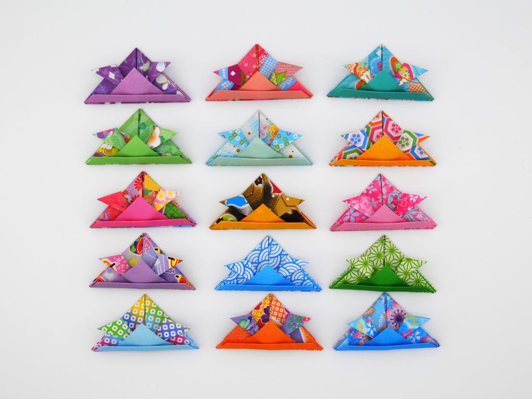 Origami Samurai Hats #4b - 15 Pieces, Small or Large, Handmade Japanese ...