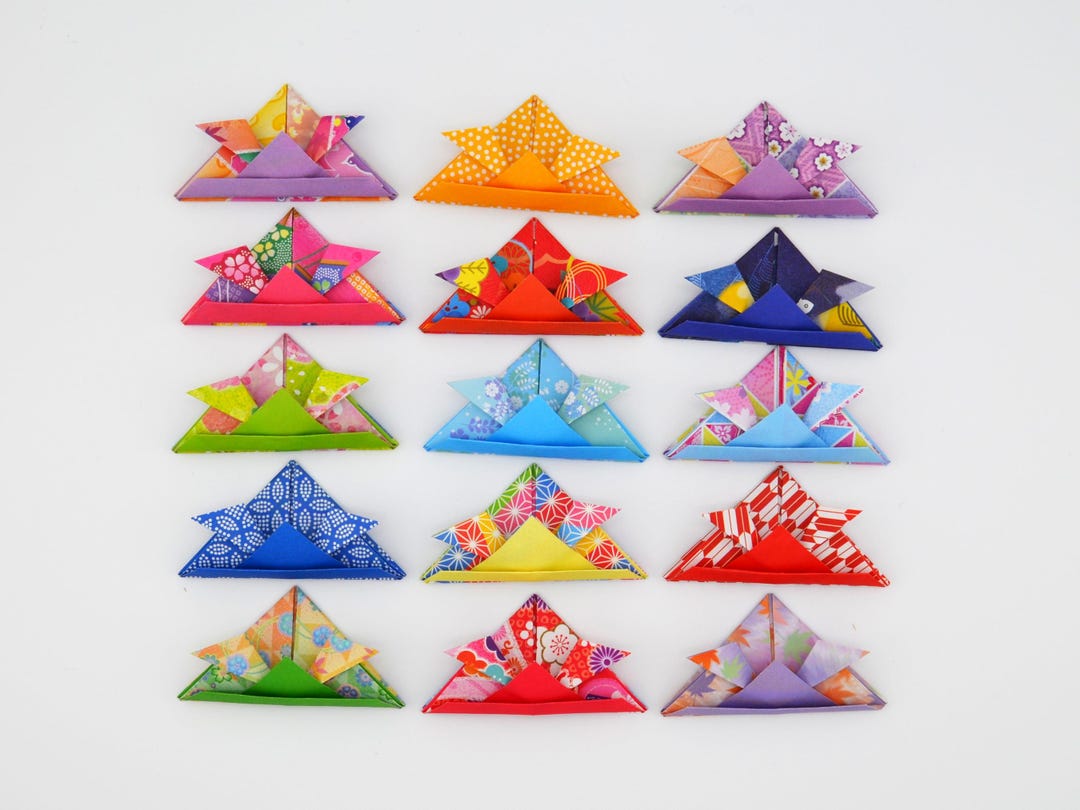 Origami Samurai Hats #4a - 15 Pieces, Small or Large, Handmade Japanese ...