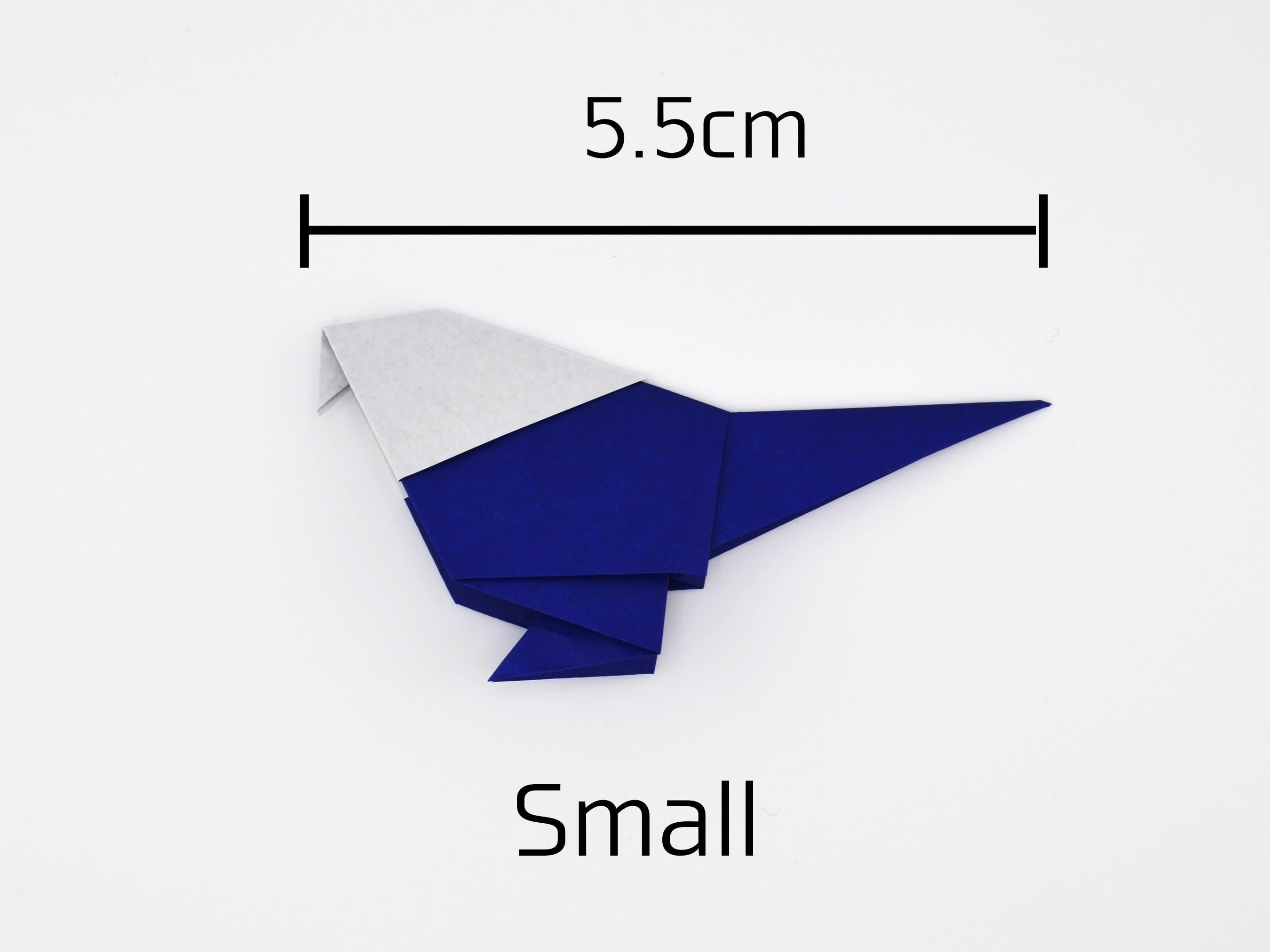 Origami Sitting Birds #4a - 15 Pieces, Small or Large, Handmade ...