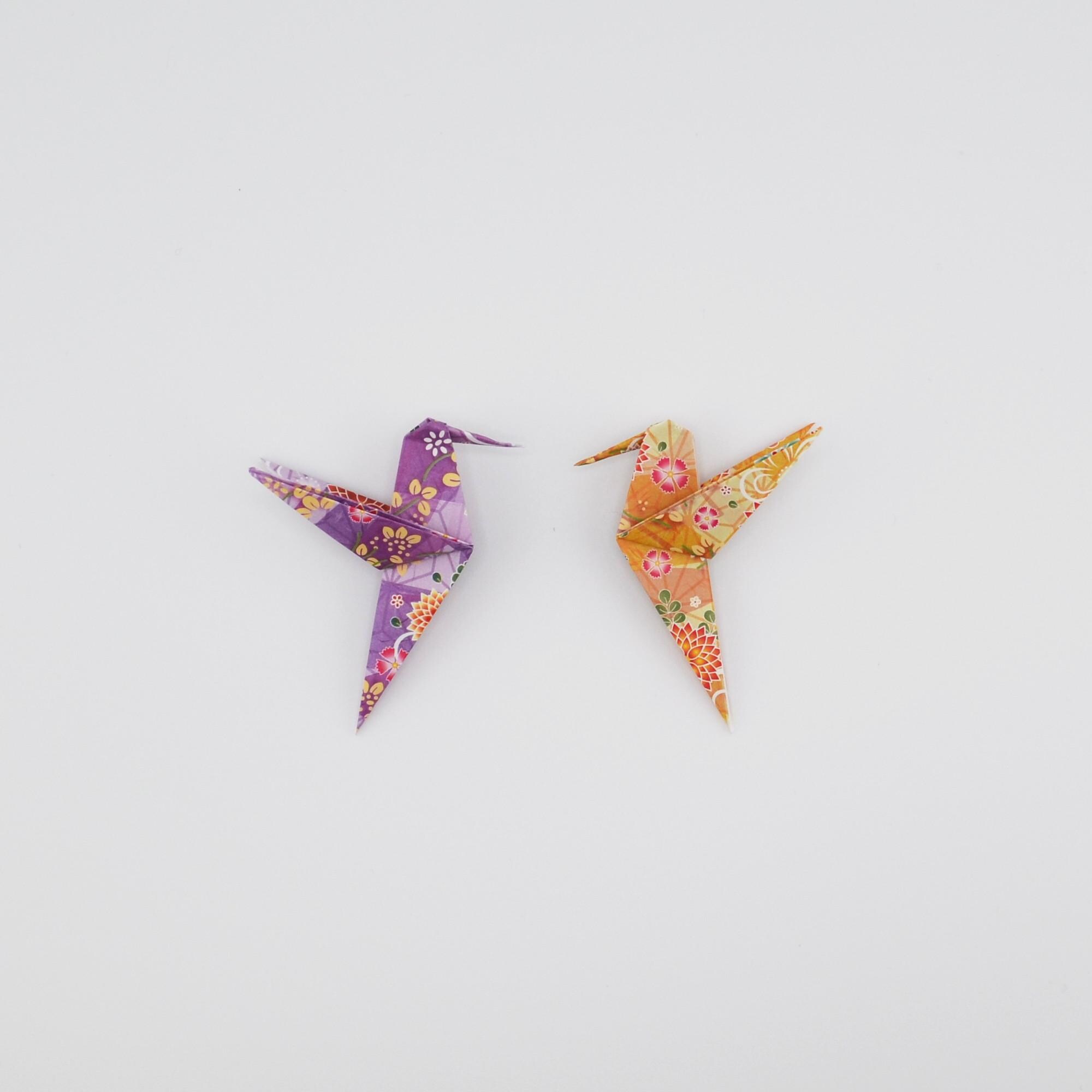 Origami Hummingbirds #5 - 8 Pieces, Small or Large, Handmade Japanese ...