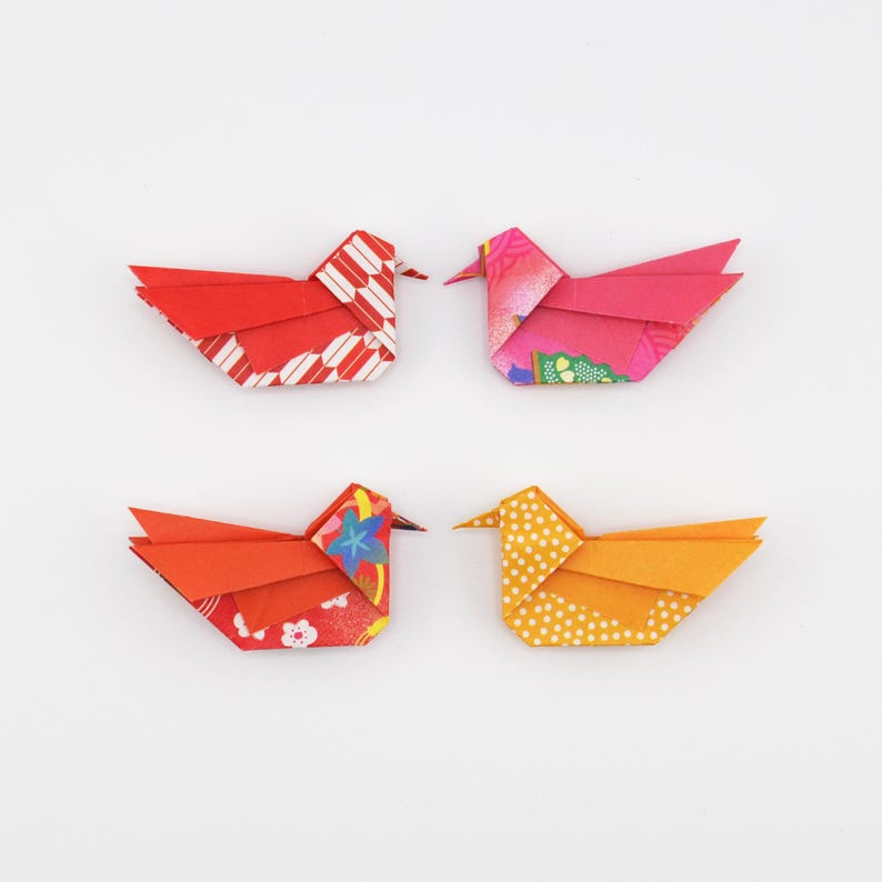 Origami Mandarin Ducks #4a - 15 Pieces, Small or Large, Handmade ...