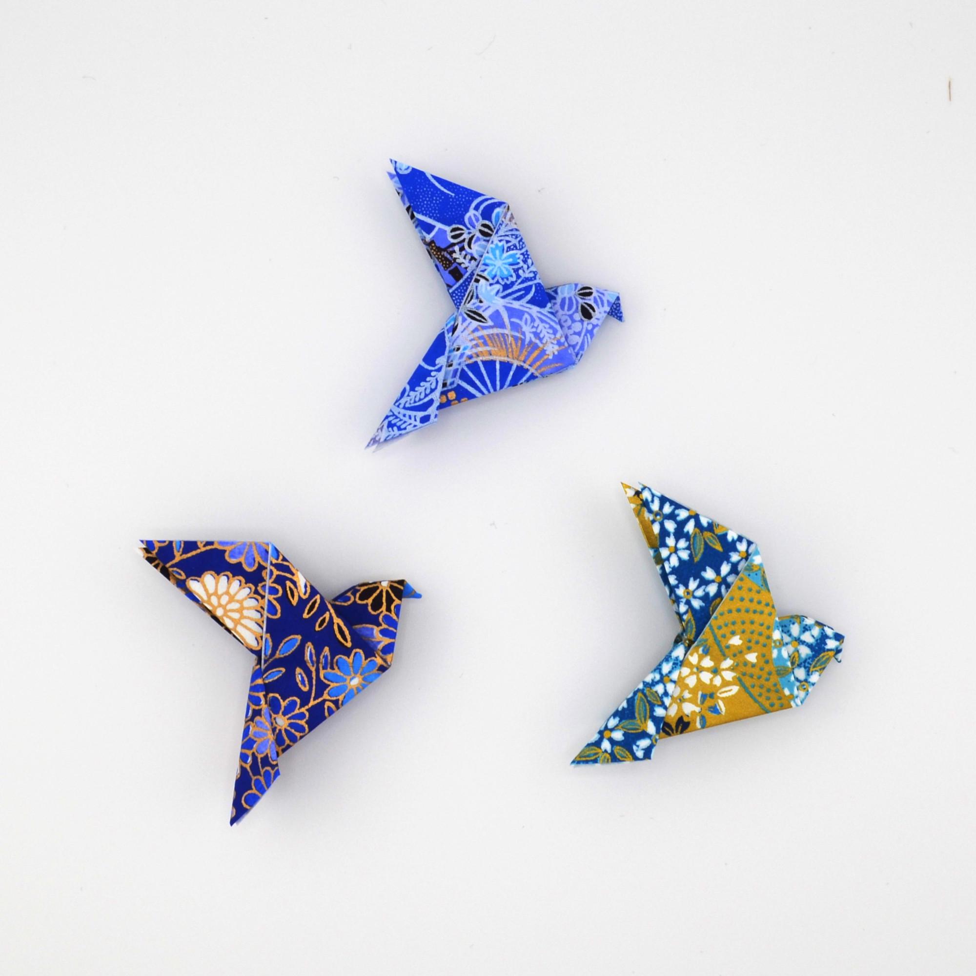Origami Flying Birds #3 - 10 Pieces, Medium or Large, Handmade Japanese ...