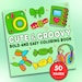 Cute & Groovy Coloring Book, Bold and Easy Coloring Pages for Kids, Fun ...