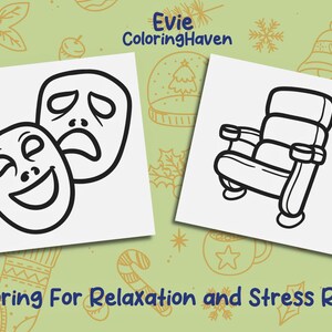 Cute & Groovy Coloring Book, Bold and Easy Coloring Pages for Kids, Fun ...