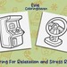 Cute & Groovy Coloring Book, Bold and Easy Coloring Pages for Kids, Fun ...