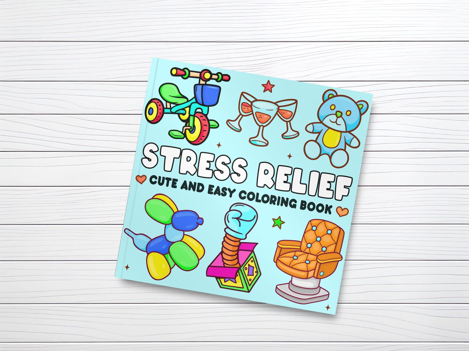 500 Bold & Easy Coloring Pages MEGA Bundle V2 - 12 Book Set - Printable ...