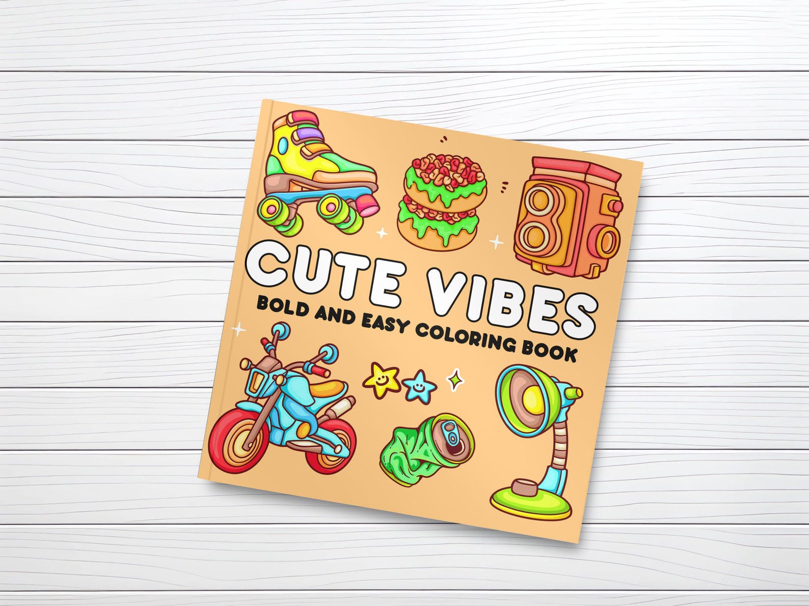 500 Bold & Easy Coloring Pages MEGA Bundle V2 - 12 Book Set - Printable ...