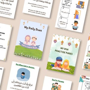 Daily Duas for Muslim Kids – Printable Islamic Prayer Book & Activity ...