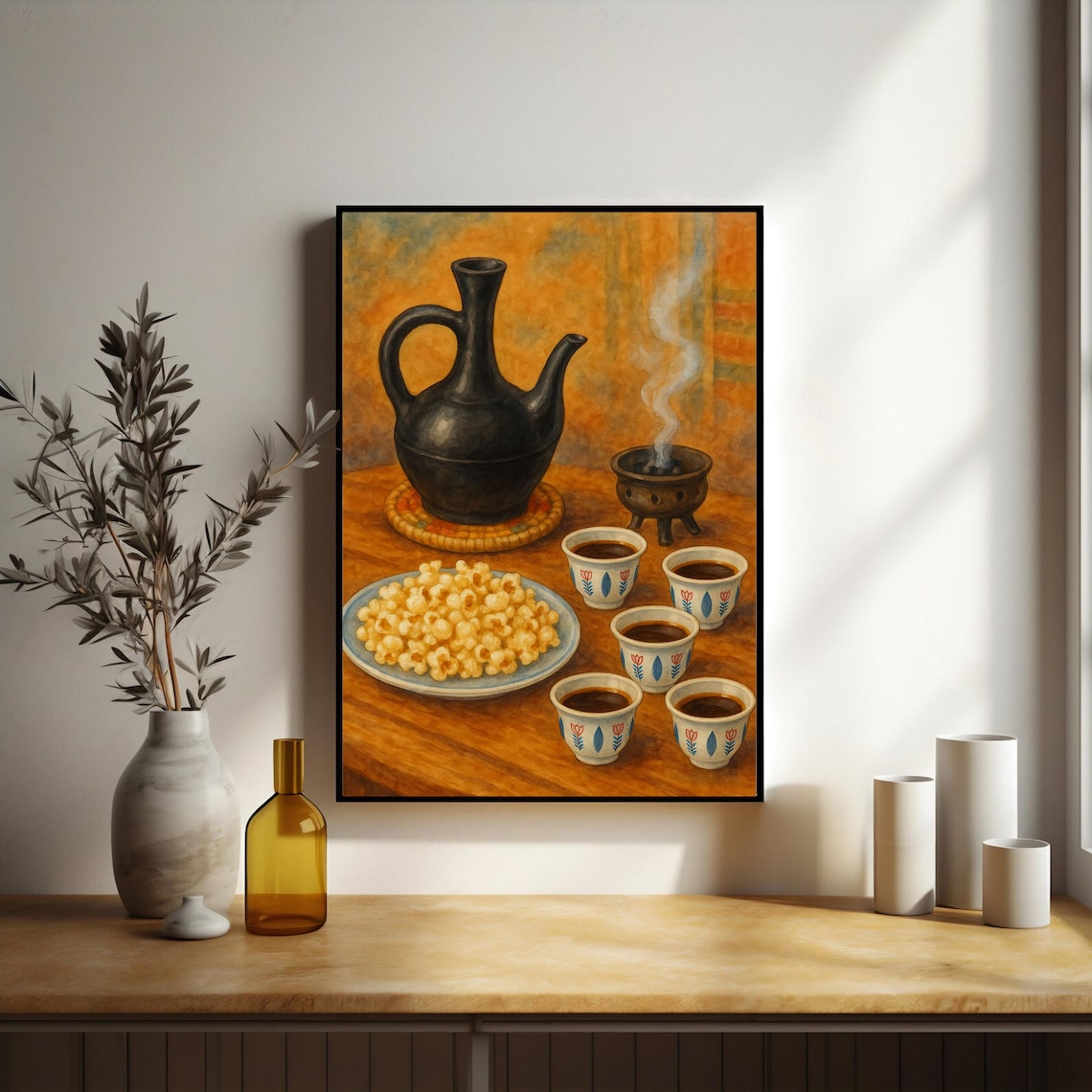 Habesha Culture Art Print Set: Ethiopian Eritrean Home Decor (digital ...