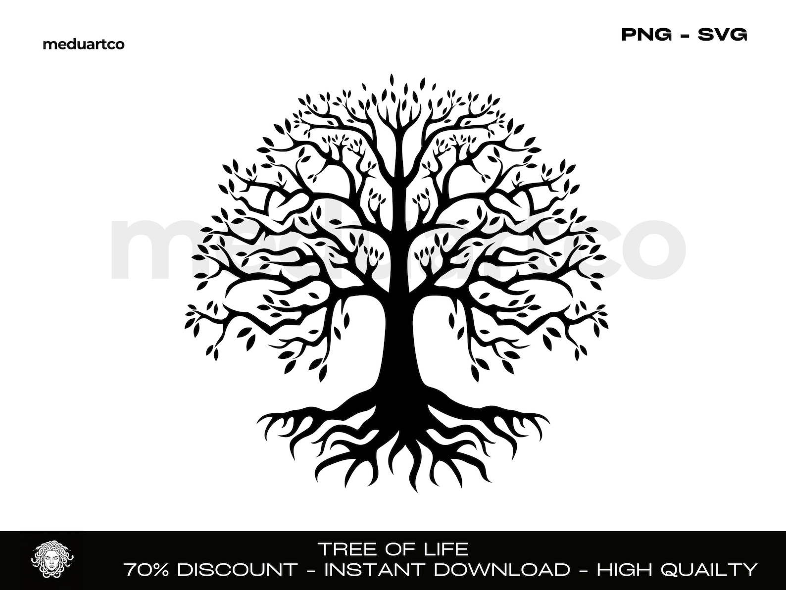 Tree of Life Svg, Life Symbol Svg, Family Tree Svg, Tree Silhouette Svg ...