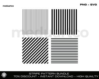 Standard Stripe Seamless SVG, Seamless Patterns PNG, Line Print Cut ...