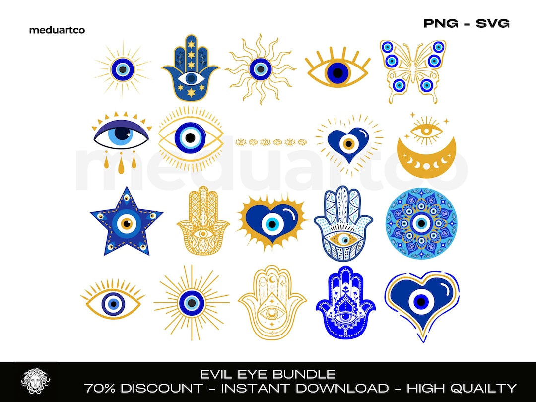 Evil Eye Svg Bundle, Turkish Eye Svg, Evil Eye Protection Svg, Humsa Svg, Hamsa Hand Svg, Cricut ...