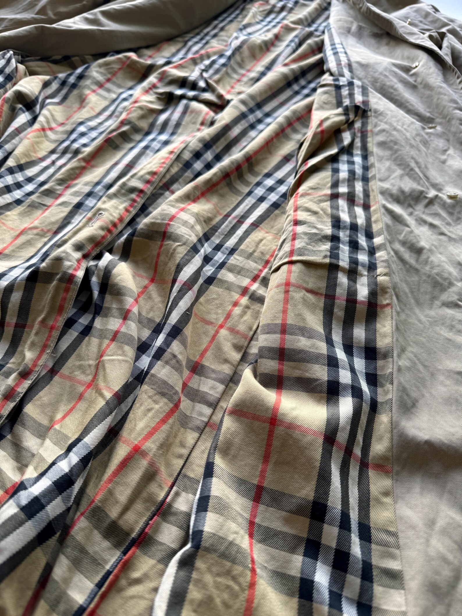 Vintage Burberrys Prorsum Trench Coat Iconic Nova Check Lining - Etsy