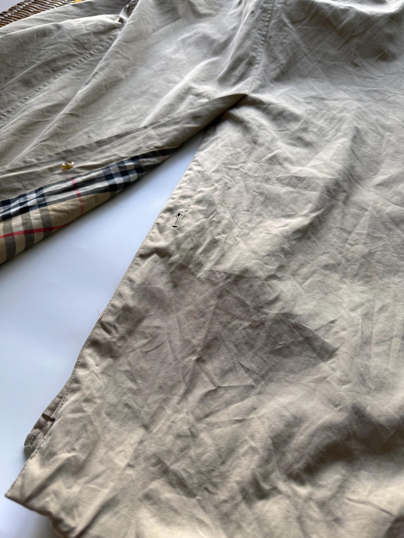 Vintage Burberrys Prorsum Trench Coat Iconic Nova Check Lining - Etsy