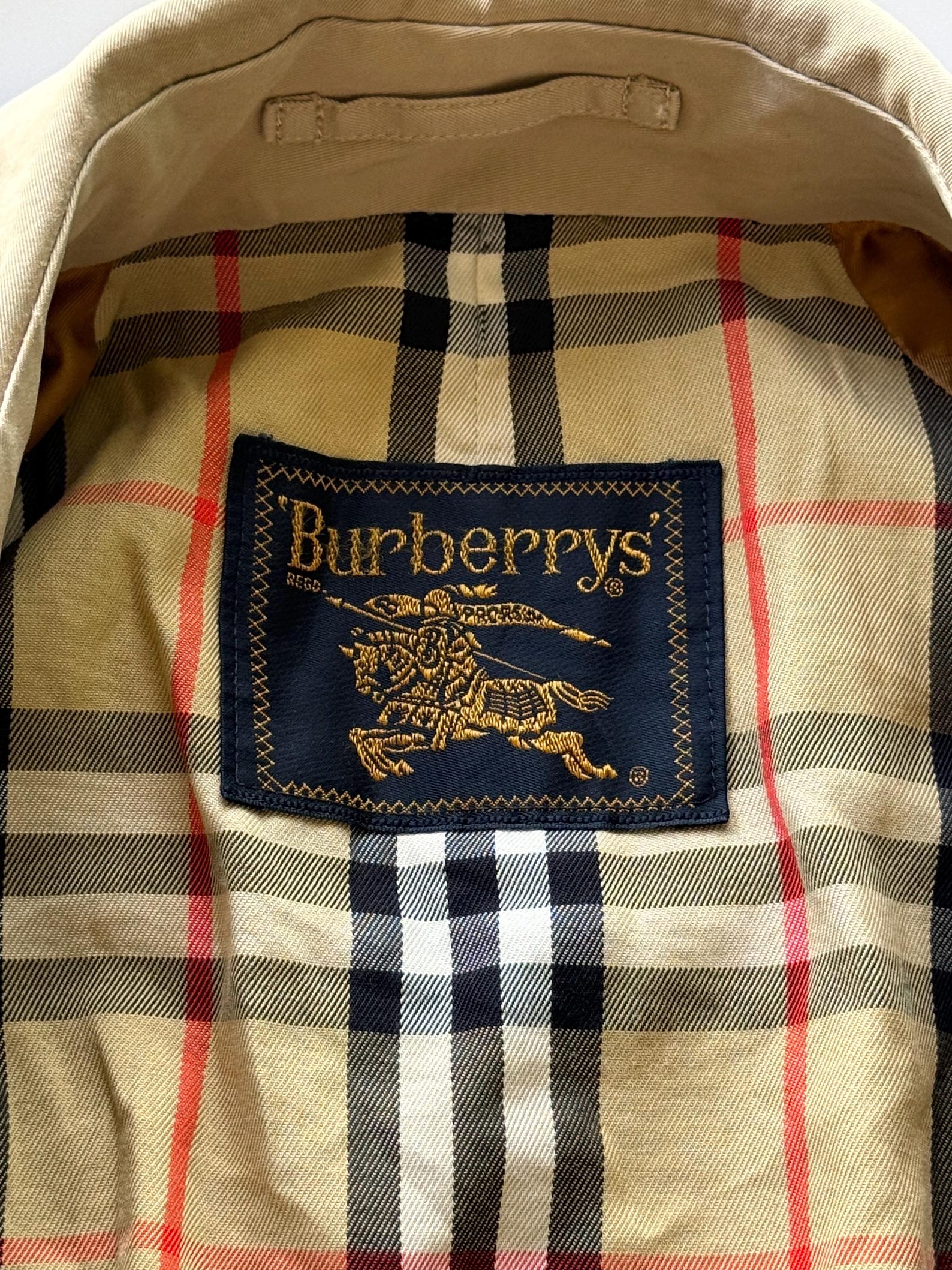 Vintage Burberrys Prorsum Trench Coat Iconic Nova Check Lining - Etsy
