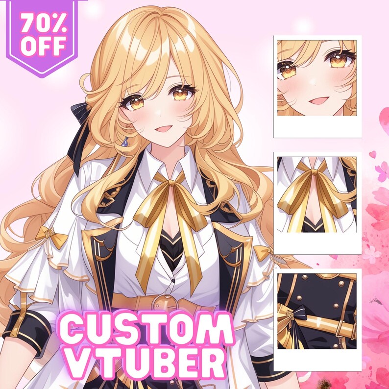 Custom Anime Vtuber Model | Live2d Commission - Etsy