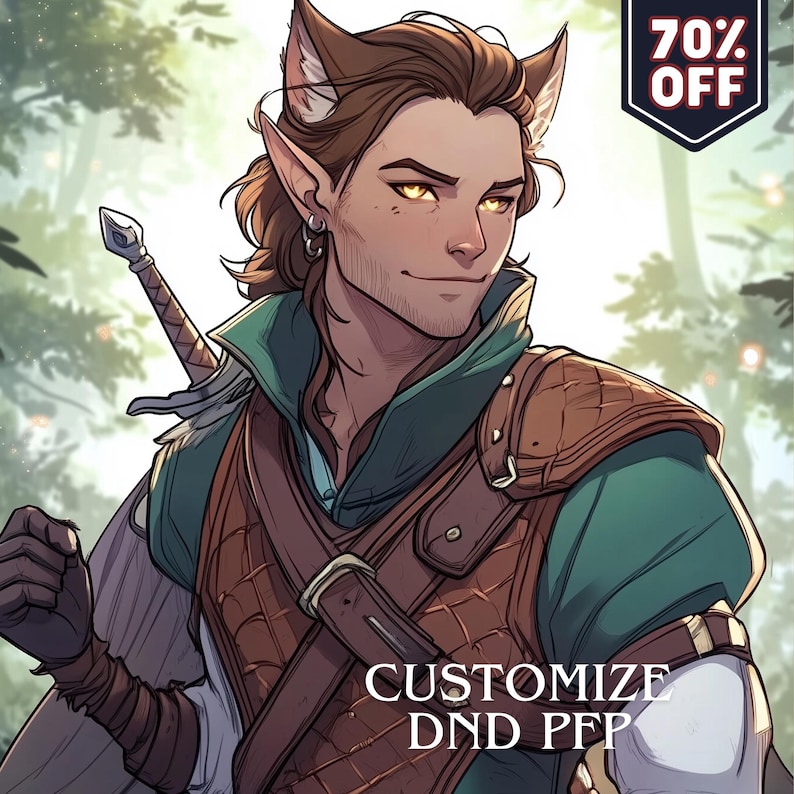 Custom DND Character Dungeons and Dragons Art Illustration Fantasy ...