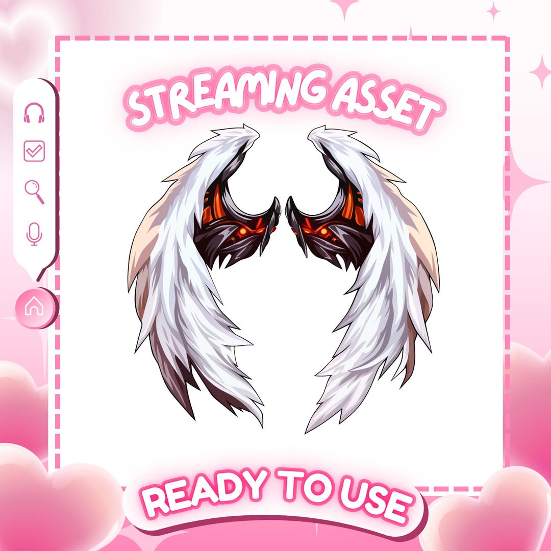Angel Wings Twitch Channel Points | Celestial Loyalty Badge Set - Etsy