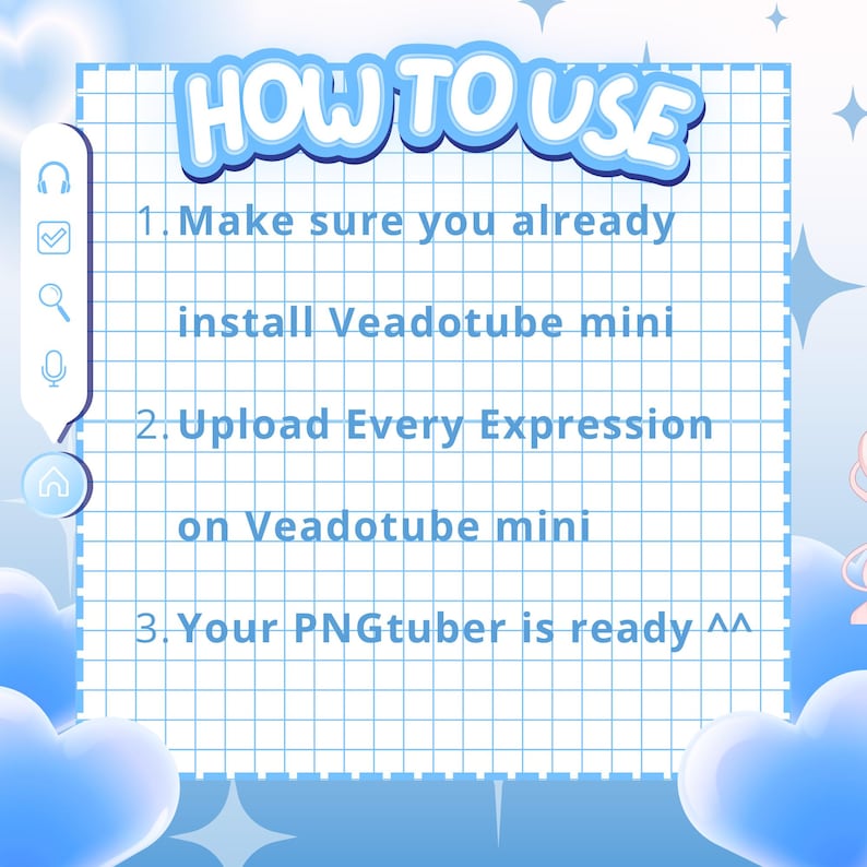 Premade Laura Girl Pngtuber | Cute Vtuber Avatar With Happy & Angry ...