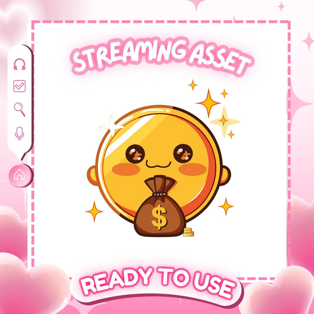 Channel Point Coin | Twitch Streamer Reward Icon | Digital Download - Etsy