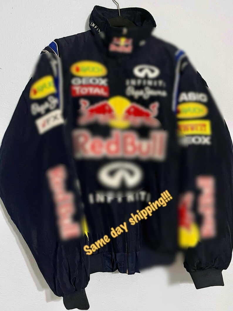Vintage Y2K F1 Racing Bomber Jacket Limited Edition Unisex Motorsport ...