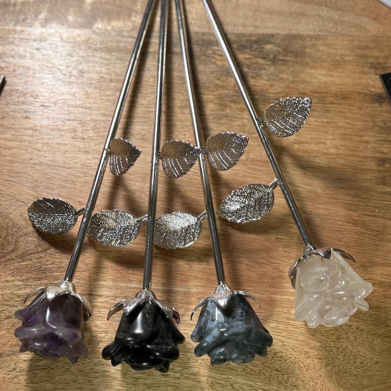 Clear Crystal Stems - Etsy