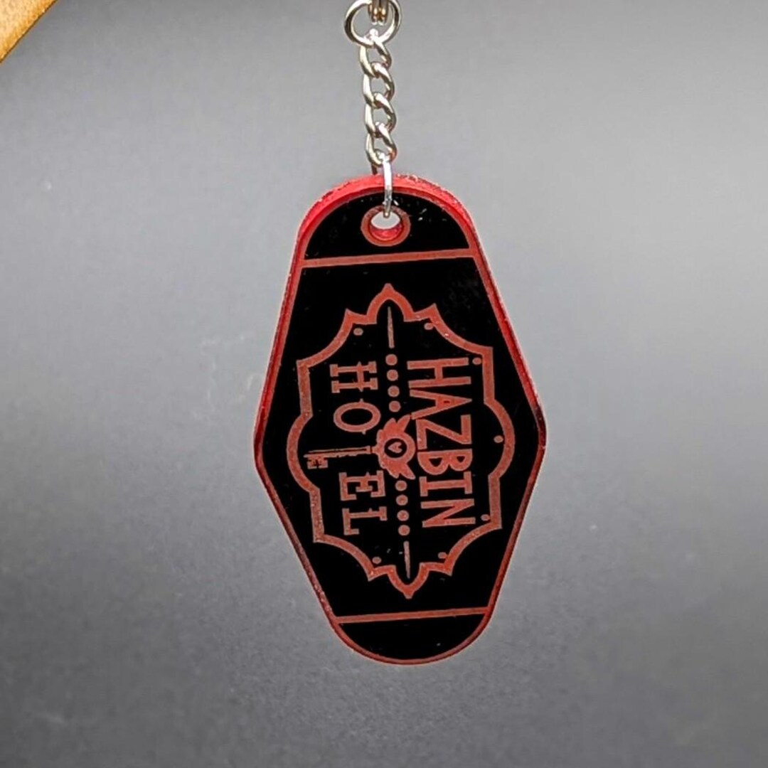 Retro Hell Hotel Keychain - Personalized - Etsy