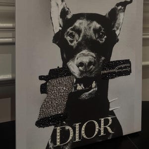 Dior Dog Rhinestone Art Kit - Etsy