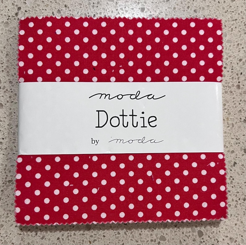 DOTTIE by MODA Charm Pack -out of Print - 40- 5in Squares - Etsy