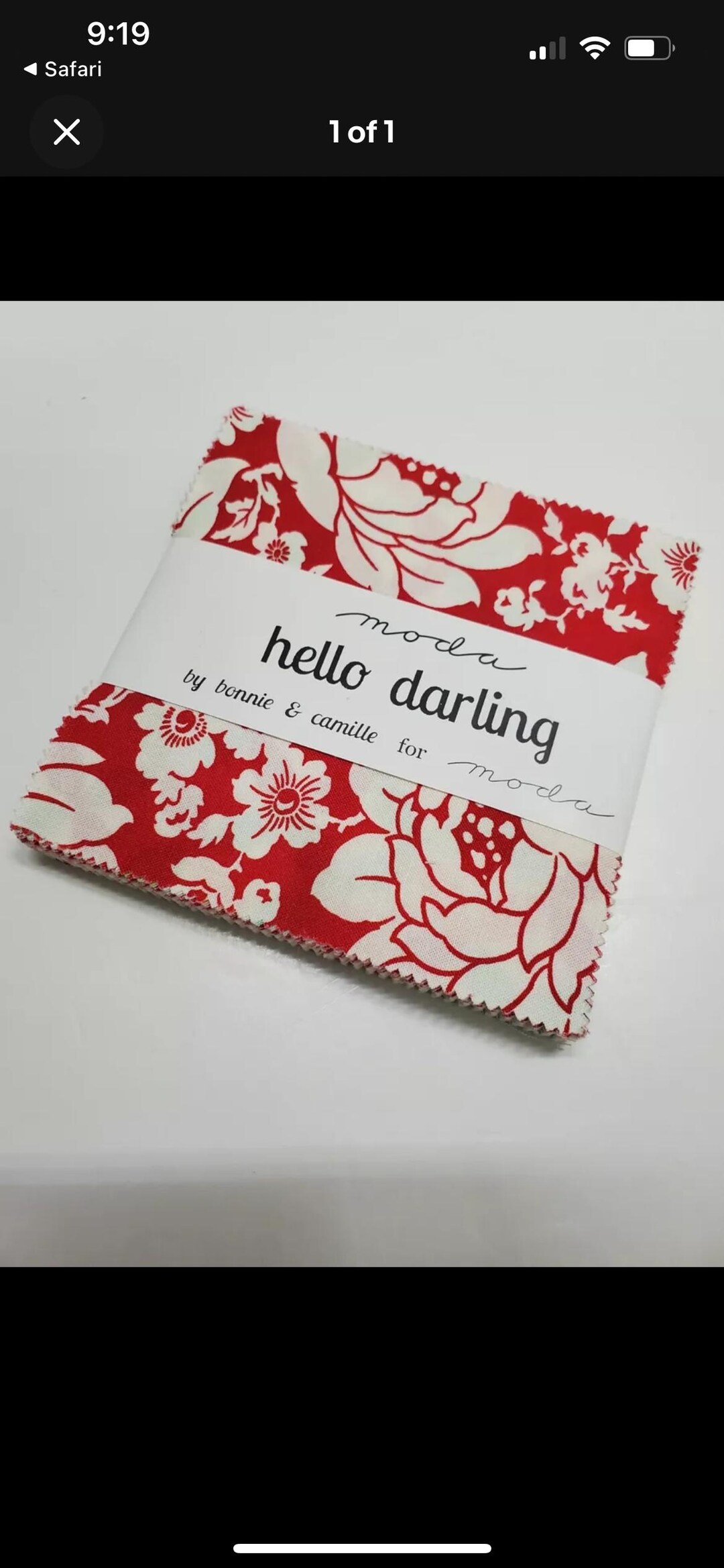 MODA- HELLO DARLING Charm Pack by Bonnie and Camille. Out of Print Hard ...