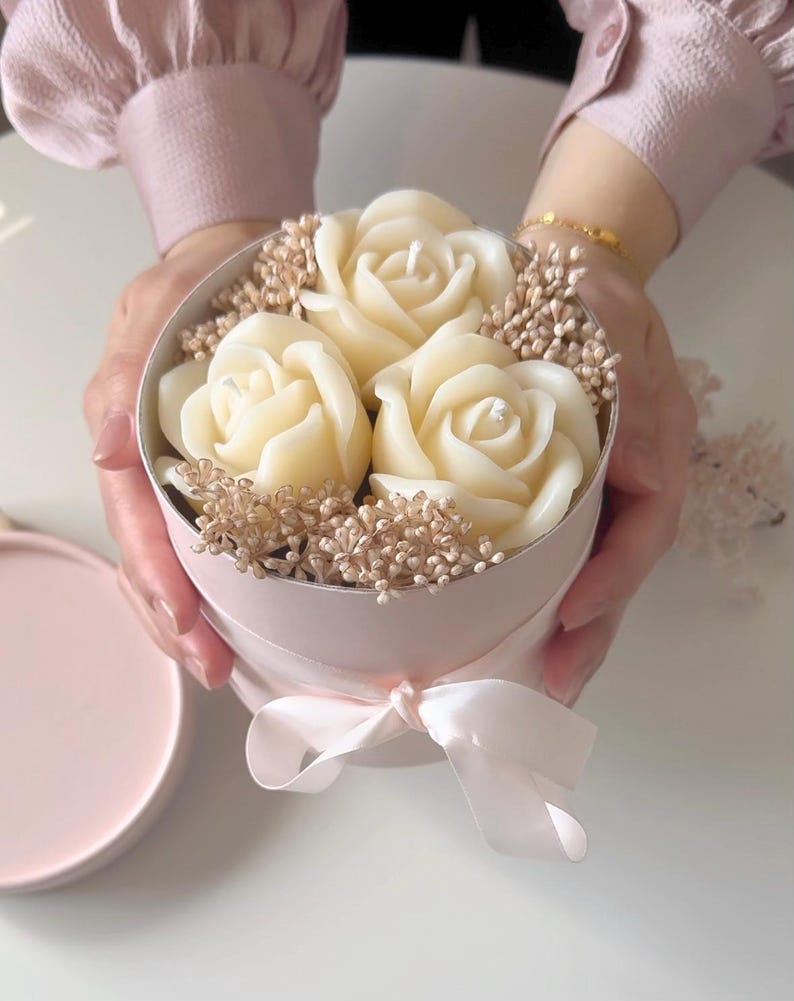 Floral Candle Box - Etsy