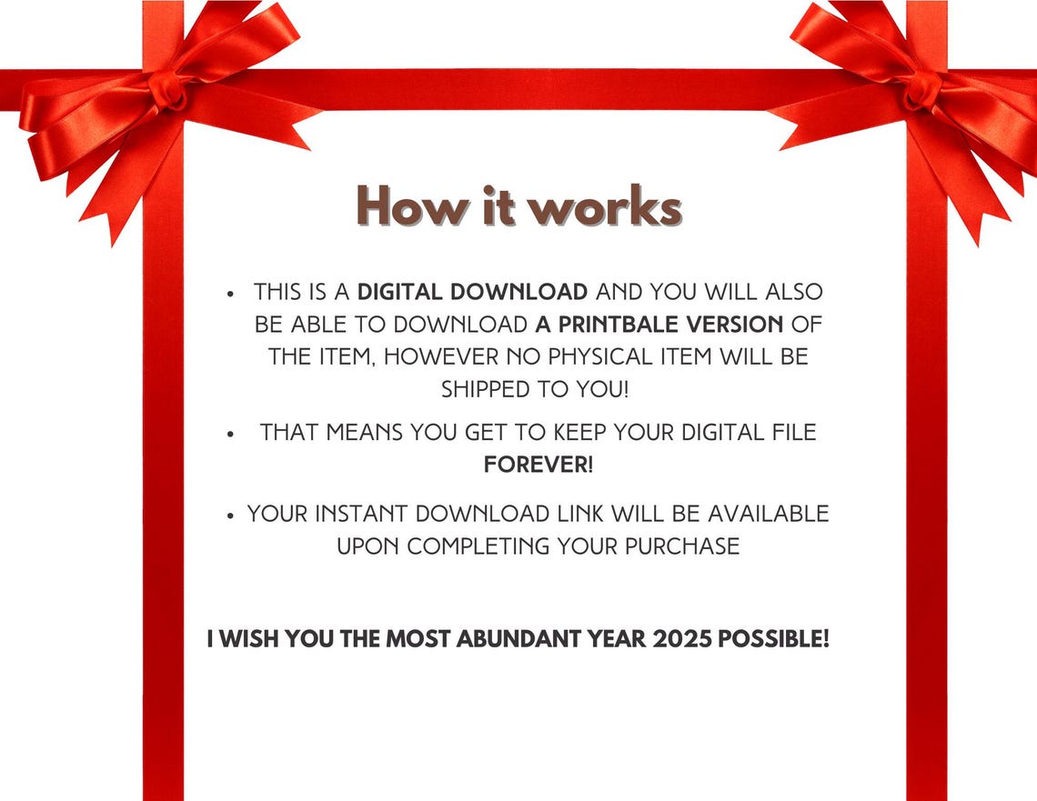 2025 Christmas Vision Board Personalized Gifts Vision Boards Digital ...