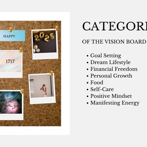 Collage Vision Board Kit 2025 Vision Board Printables Fully ...