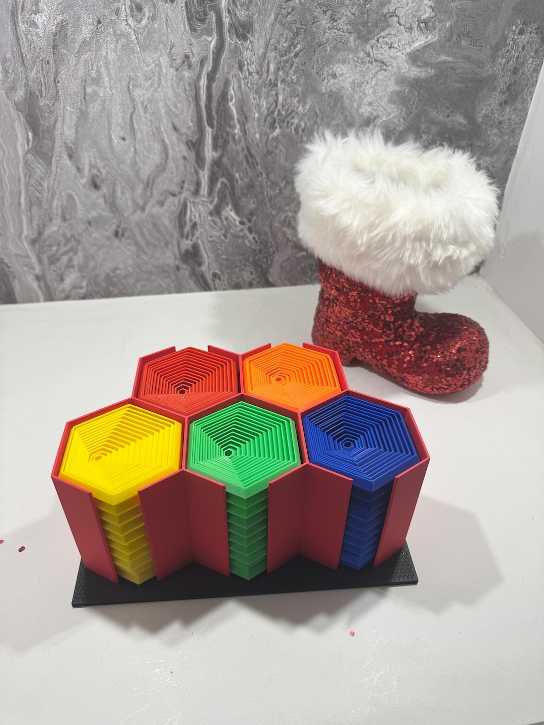 3D Printed Hexagon Fidget Toy Party Pack 50 - Etsy UK